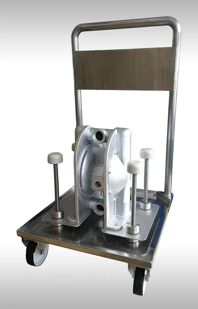 Mobile pump with adjustable suction nozzle height - Tapflo - flow ...