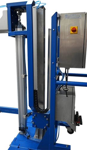 Mobile tank unloading system
